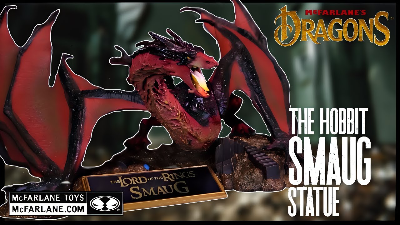 McFarlane Dragons The Lord of the Rings Smaug @TheReviewSpot - YouTube
