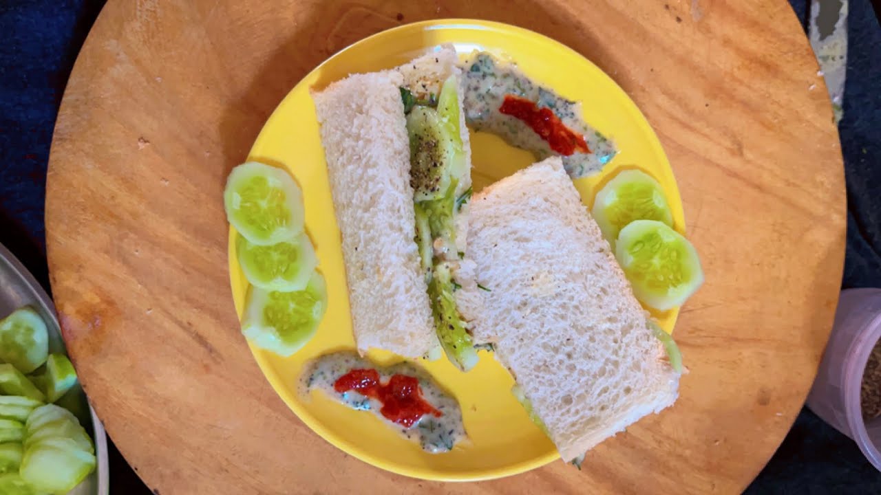 Cheese Cucumber Sandwich | No fire Sandwich Recipe | Easy Sandwich ...