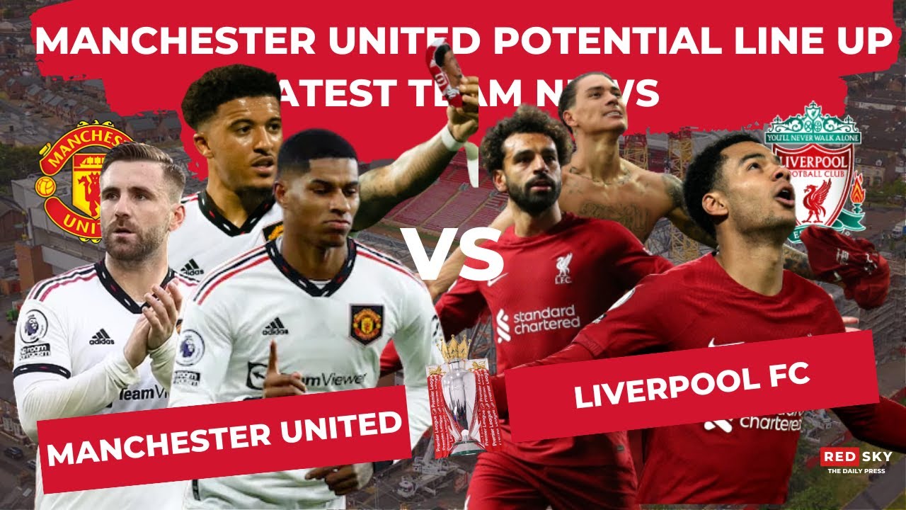 🚨 SHAW OUT? 🚨 || MANCHESTER UNITED VS LIVERPOOL FC || LATEST TEAM NEWS ...
