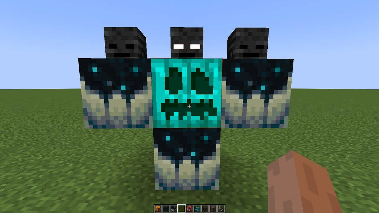 what if you create a WITHER STORM WARDEN in MINECRAFT (part 3) - YouTube