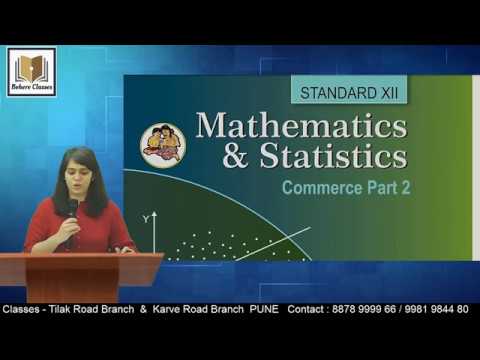 7.1 12th Commerce-Mathematics & Statistics Part 2 New Syllabus ...