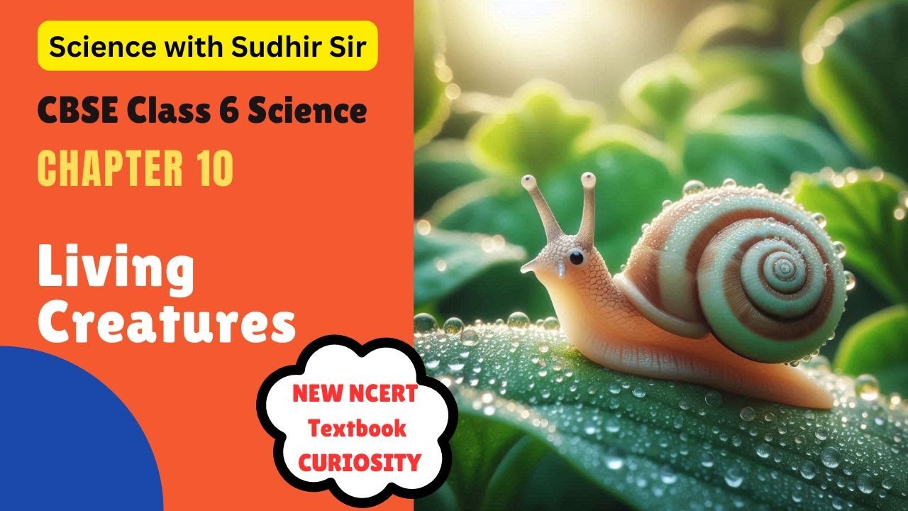 Science Chapter 10 - Living Creatures | CBSE Class 6 Science NCERT ...