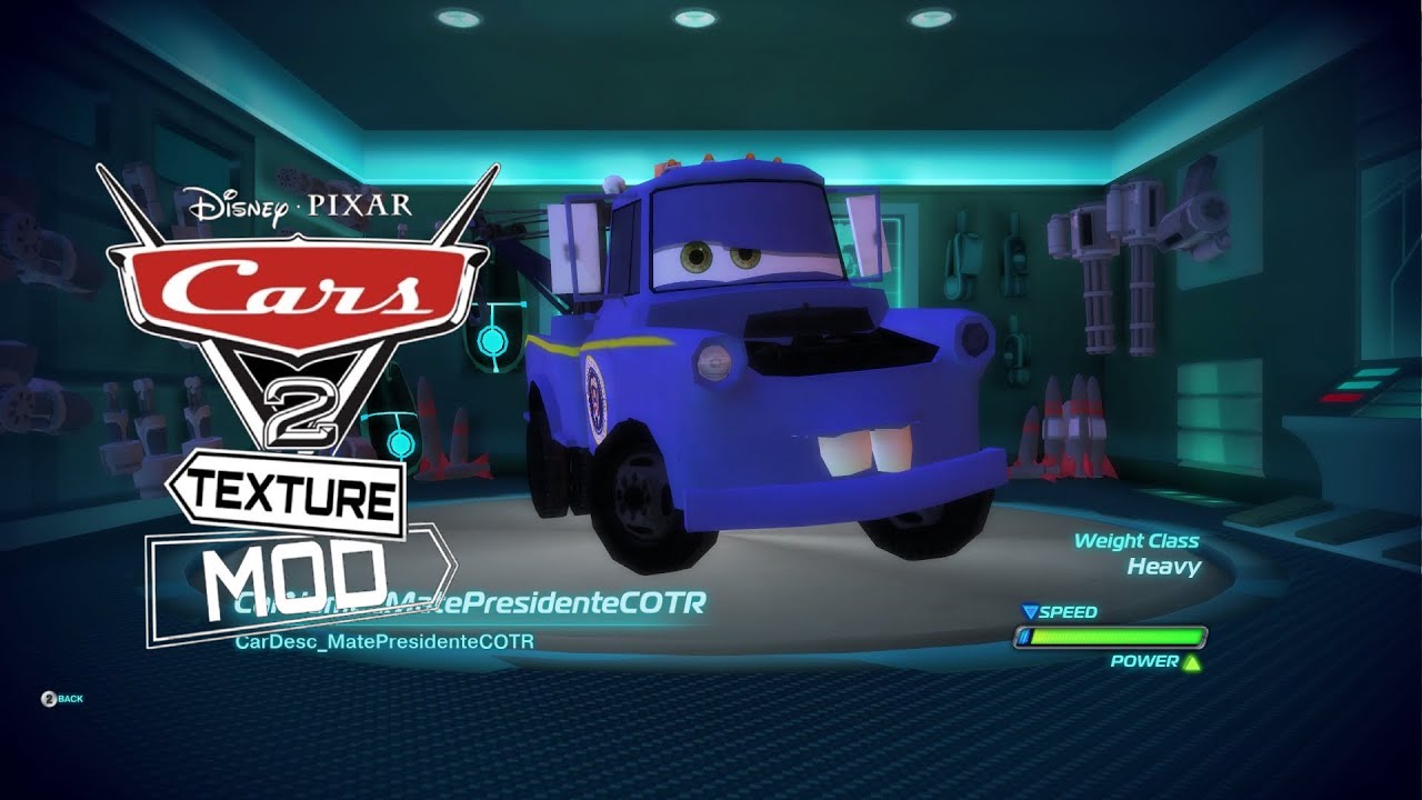 Cars 2: The Video Game Texture Mod Matter President CORT - YouTube