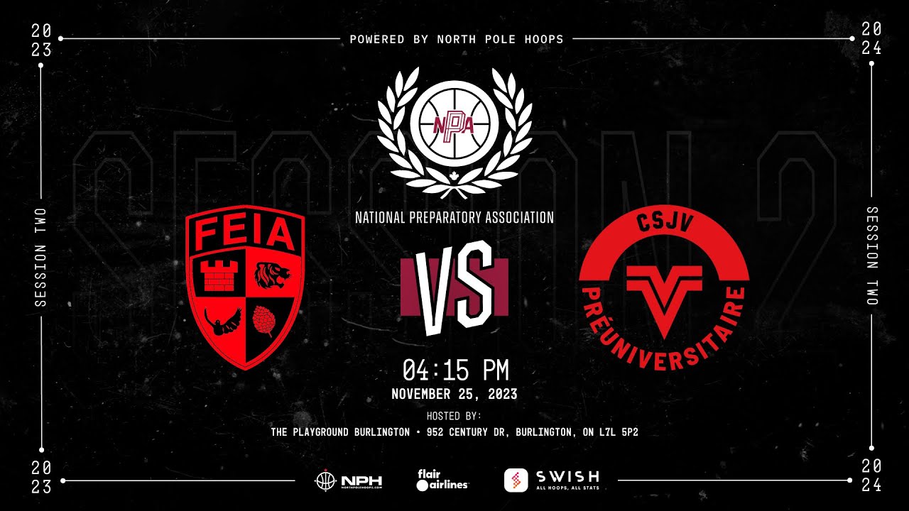 Fort Erie International Academy Red vs CSJV Prep international | NPA ...
