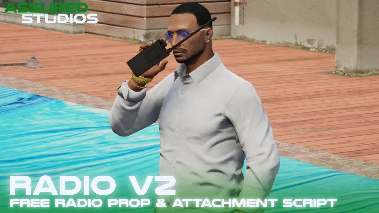Assured Studios - Radioprop Attachment v2 - FiveM - YouTube
