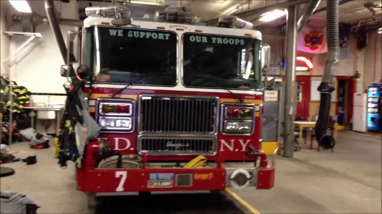 MINI IN HOUSE TO FDNY ENGINE 7 FIREHOUSE ON DUANE STREET IN LOWER ...