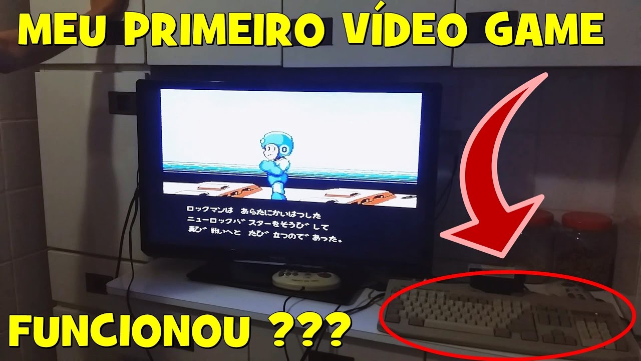 JOGANDO MEU PRIMEIRO VIDEO GAME | Magic Computer - YouTube
