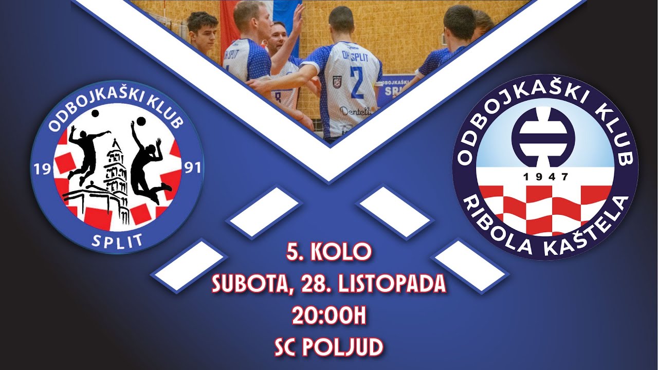 OK Split (M) - OK Ribola Kaštela / 5. kolo [Superliga 23./24.] - YouTube
