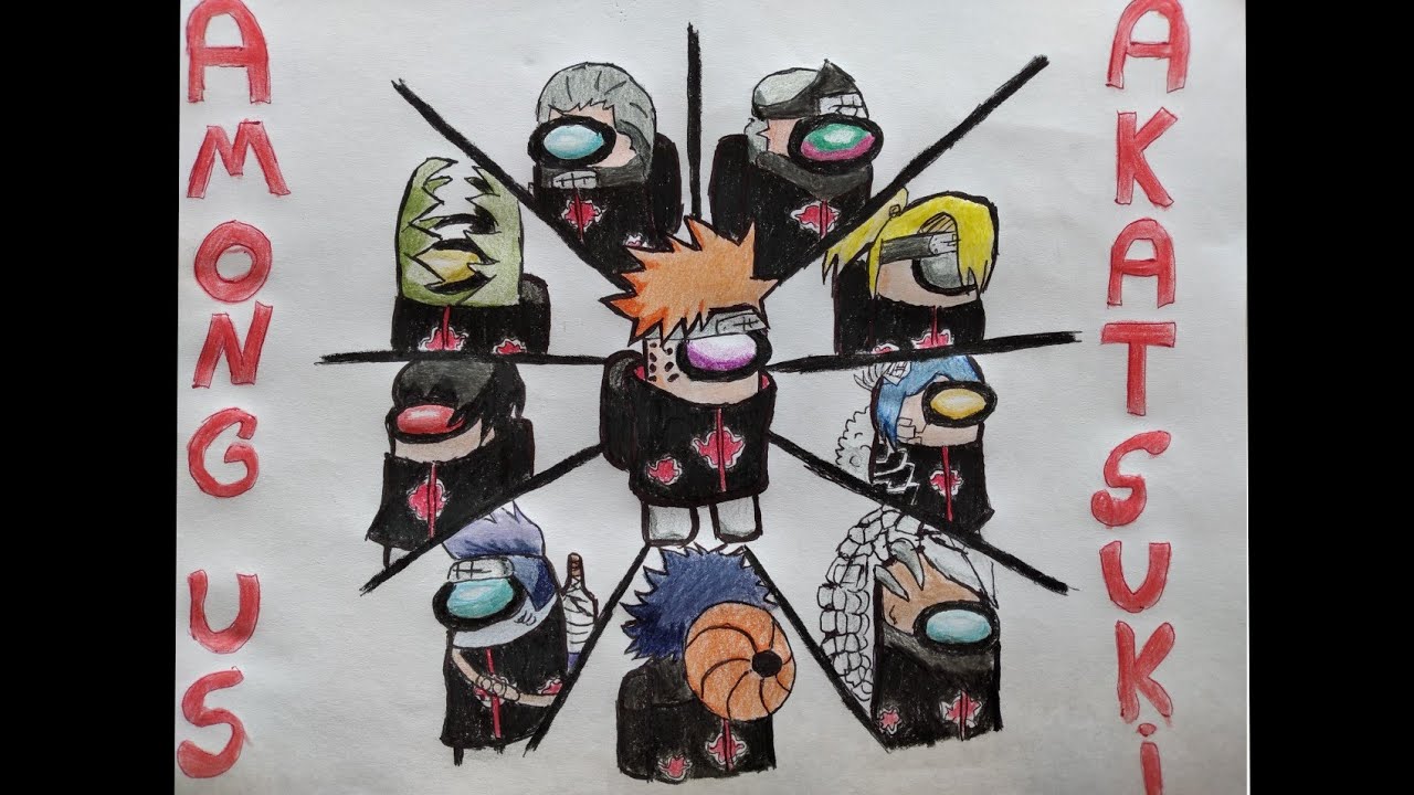 Among us Akatsuki (desenho)! - YouTube