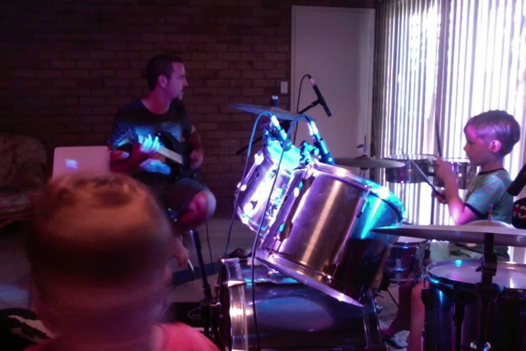 8 yo Logan Gough first time Playing Gojira - Mouth Of Kala - YouTube