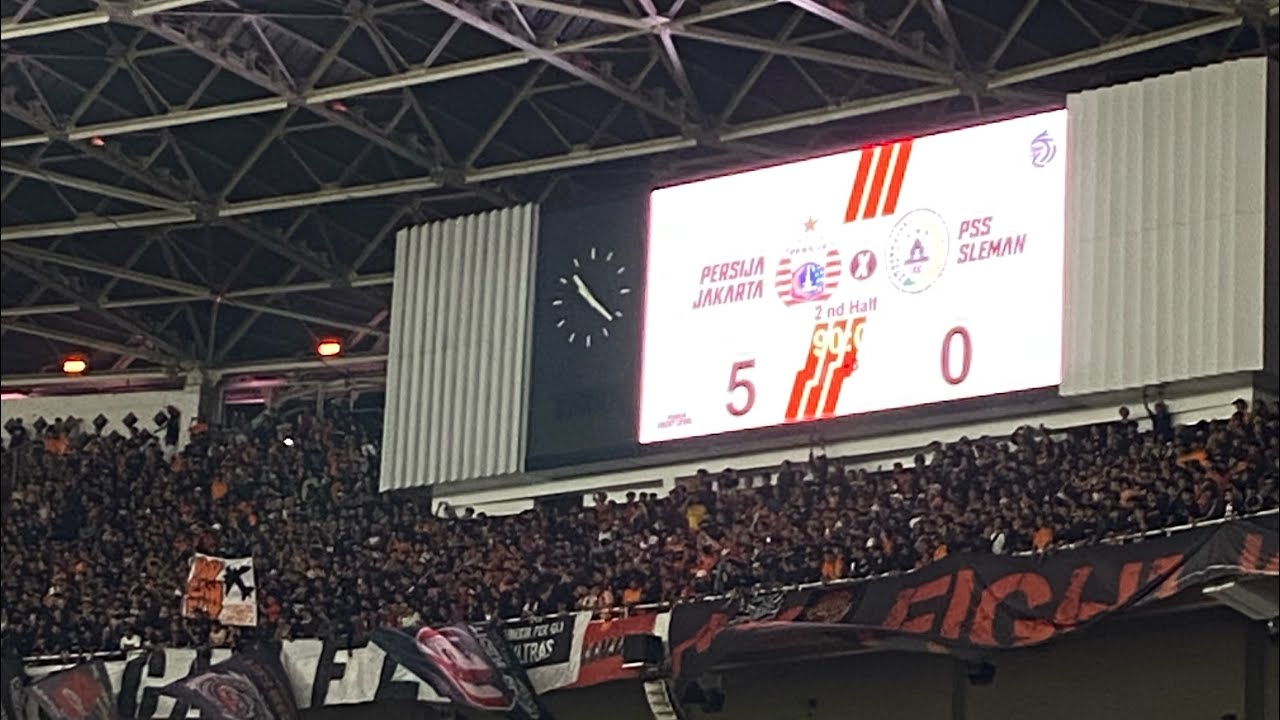 Persija vs pss liga 1 match akhir at gelora bung karno stadium - YouTube