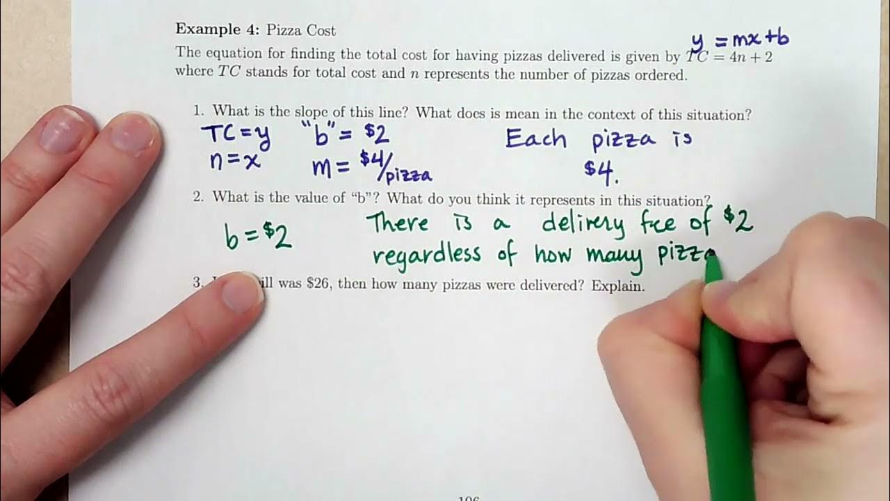 Equation of a Line (Section 3.2) Part 3 - YouTube