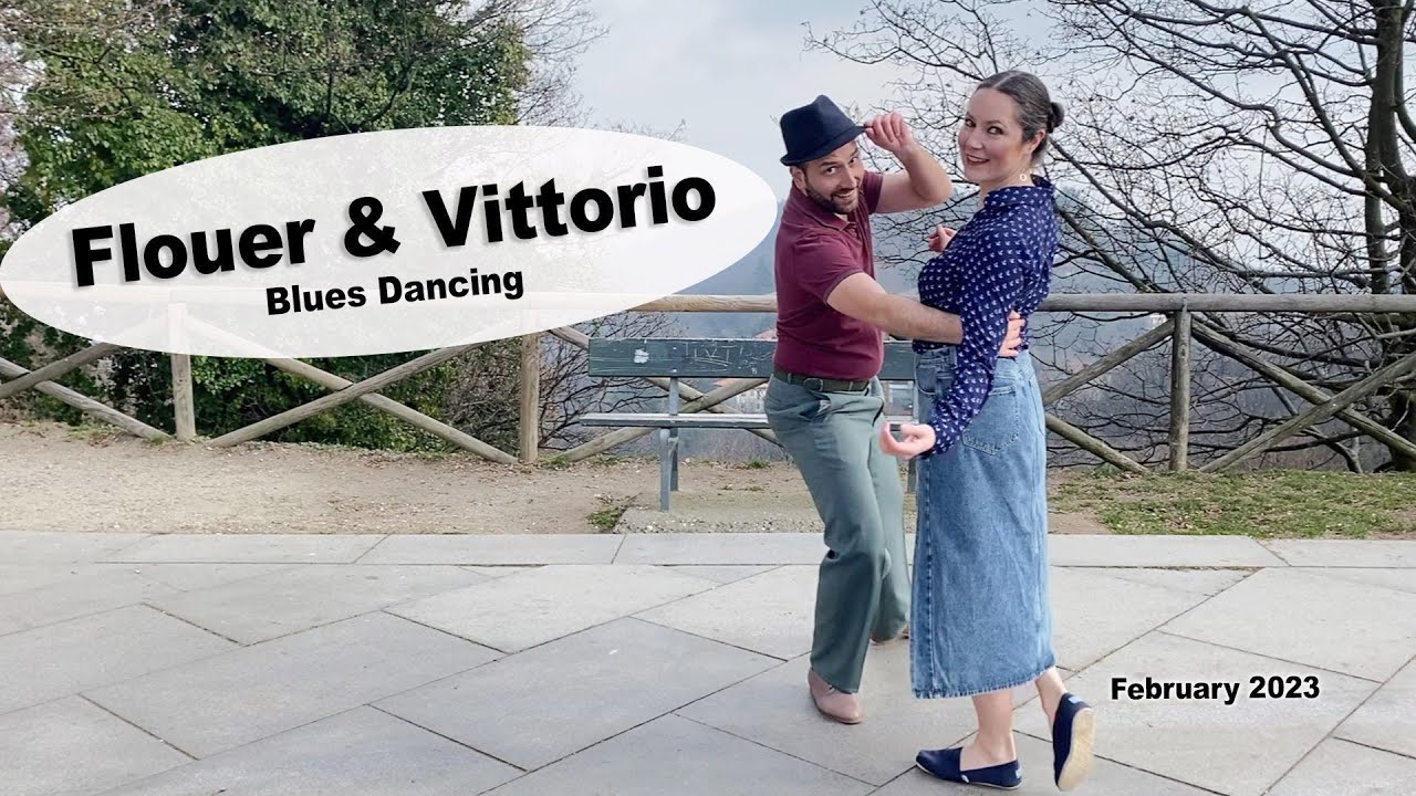 Flouer & Vittorio: Improvisational Blues Dancing - YouTube