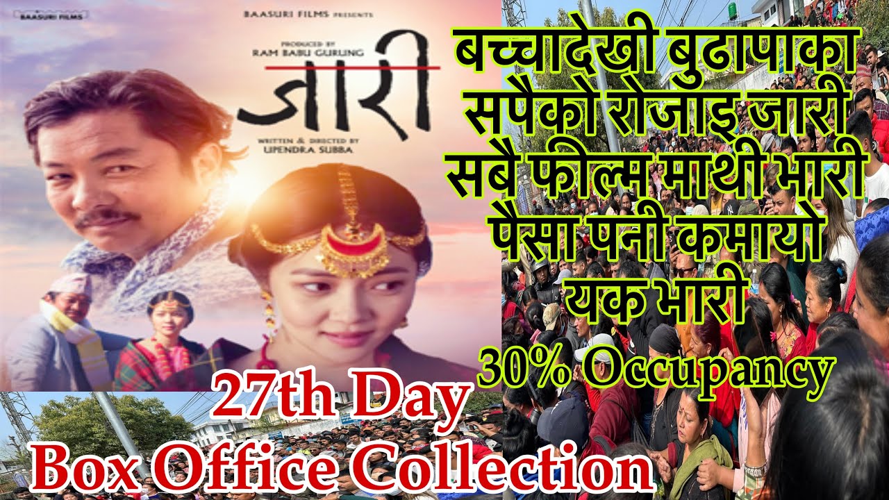 JAARI - 27th Day Box Office Collection / Dayahang Rai / Miruna Magar ...