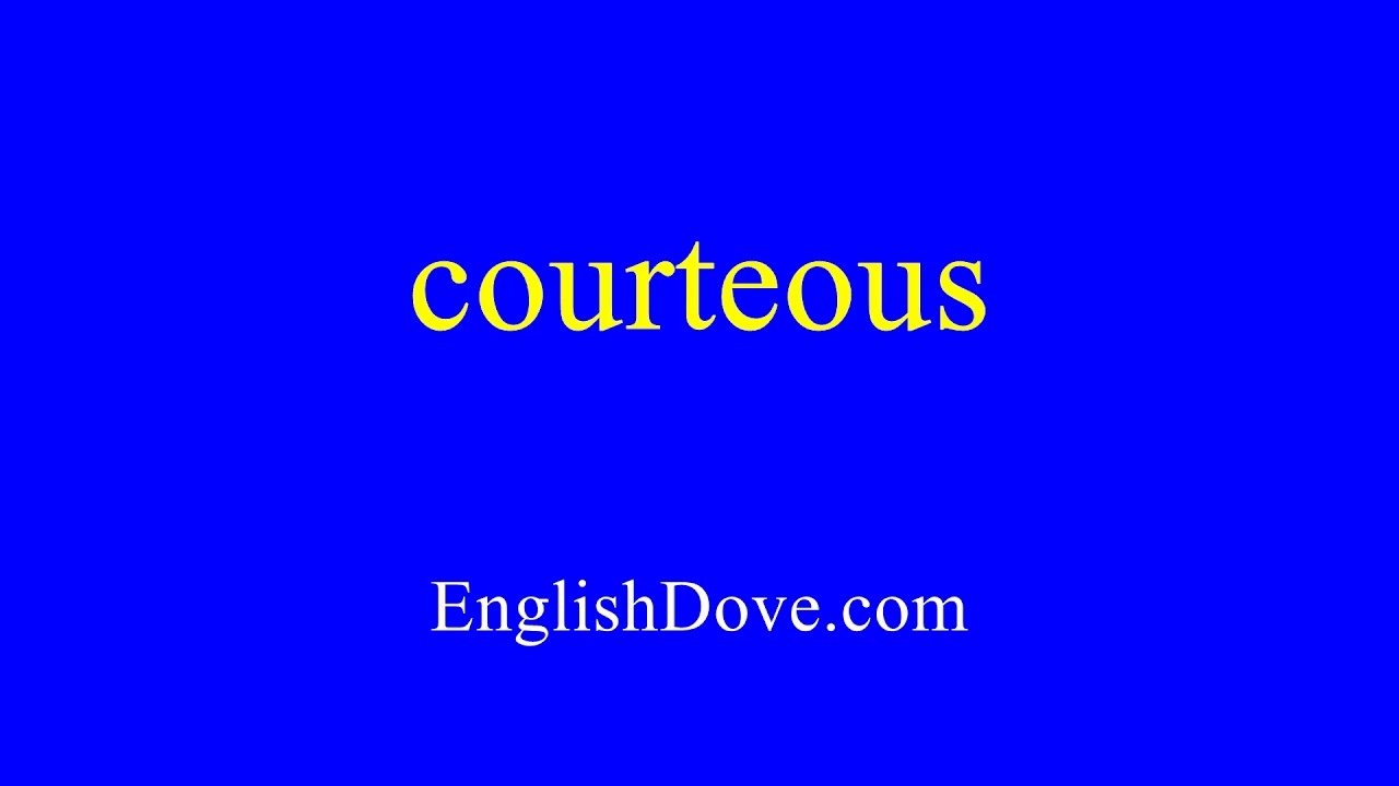 How To Pronounce Courteous In American English YouTube how-to-pronounce-courteous-in-american-english-youtube