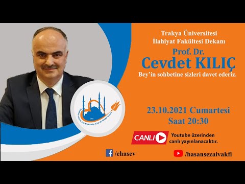 23.10.2021 - Prof. Dr. Cevdet KILIÇ