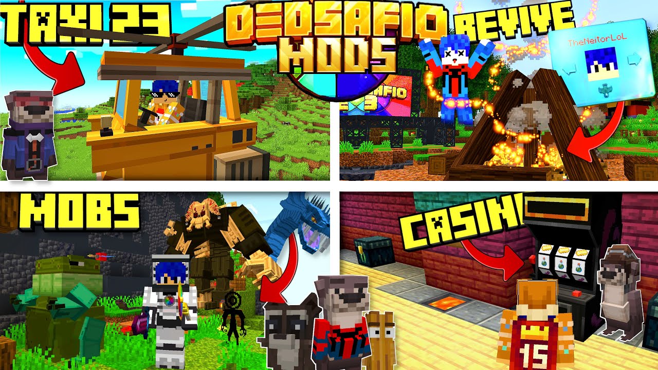 ¡Los MEJORES MODS de DEDSAFIO 3 para MINECRAFT 1.21 JAVA y BEDROCK ...