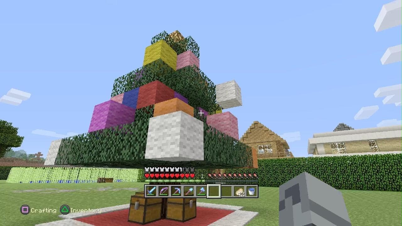 Minecraft Classic PS4 Edition PT65: The Christmas Tree - YouTube