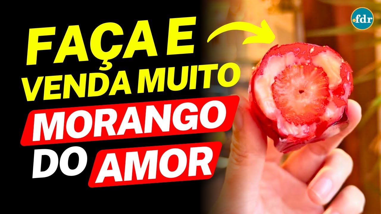 O QUE É MORANGO DO AMOR, QUANTO CUSTA, COMO FAZER E VENDER (DE FORMA SIMPLES!) - YouTube