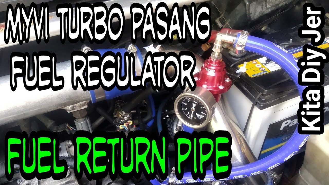 Myvi bolt on turbo yrv pasang fuel regulator dan fuel return - YouTube