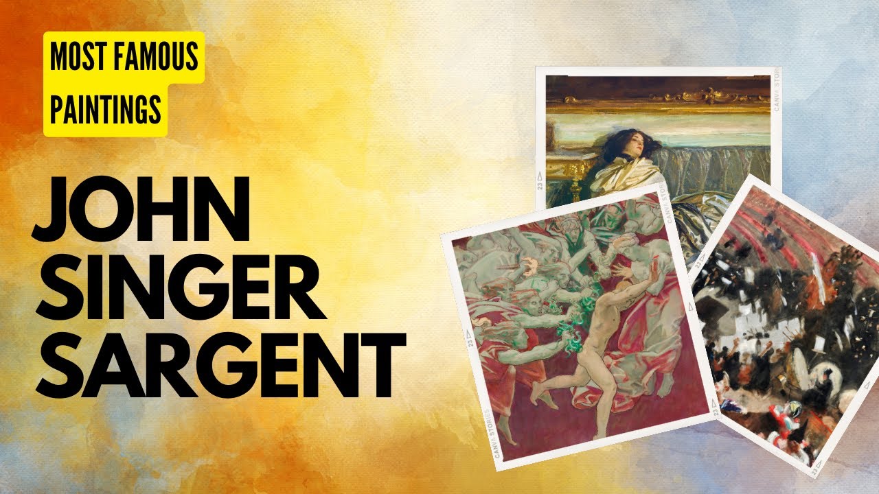 Most famous paintings of John Singer Sargent | Buy Displate - YouTube