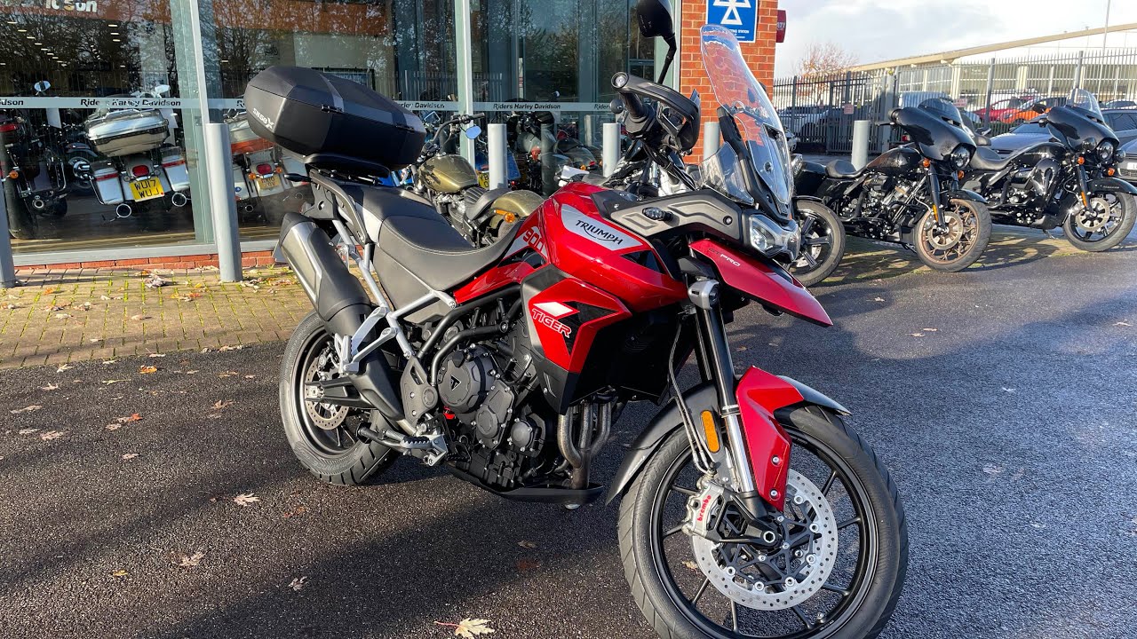 Triumph Tiger 900 GT PRO (Red) walkaround with engine sound for sale ...
