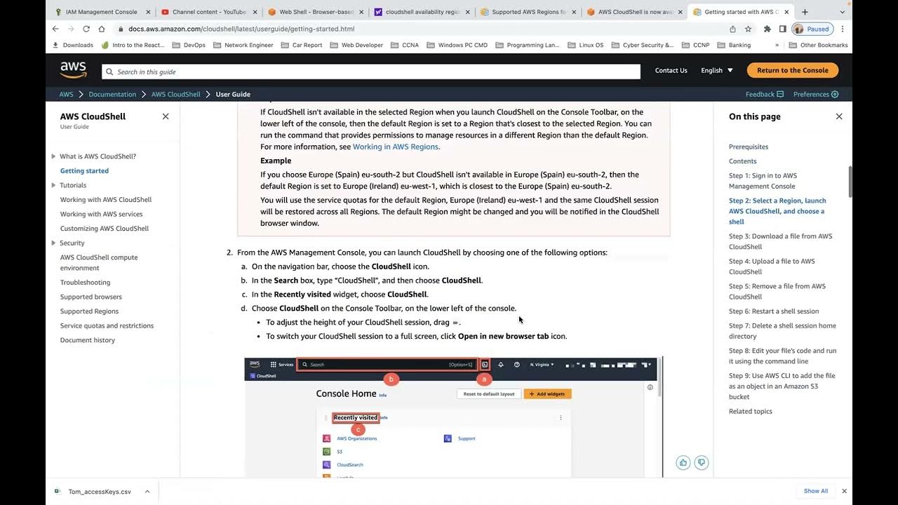 AWS Cloudshell - YouTube