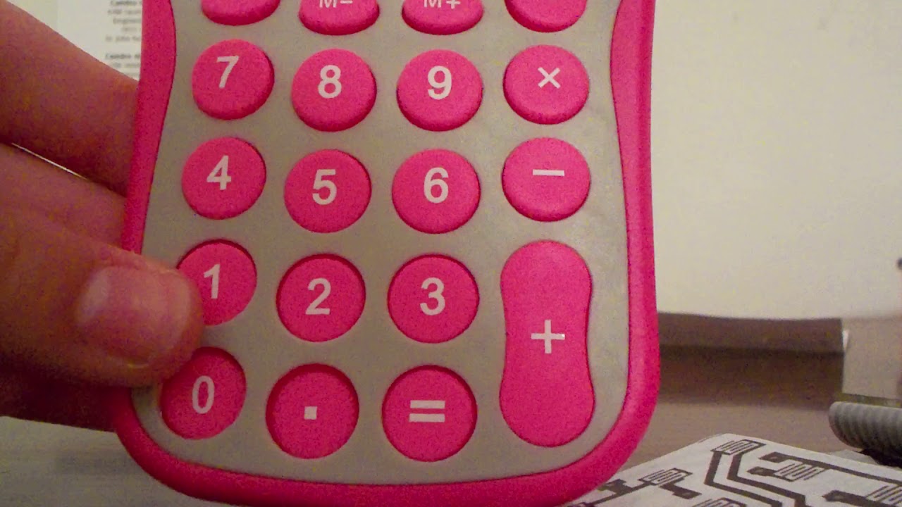 The inside of a calculator! - YouTube