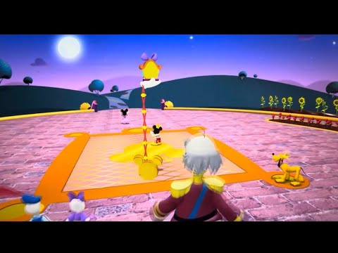 Minnie-rella Leaving the Ball at Midnight