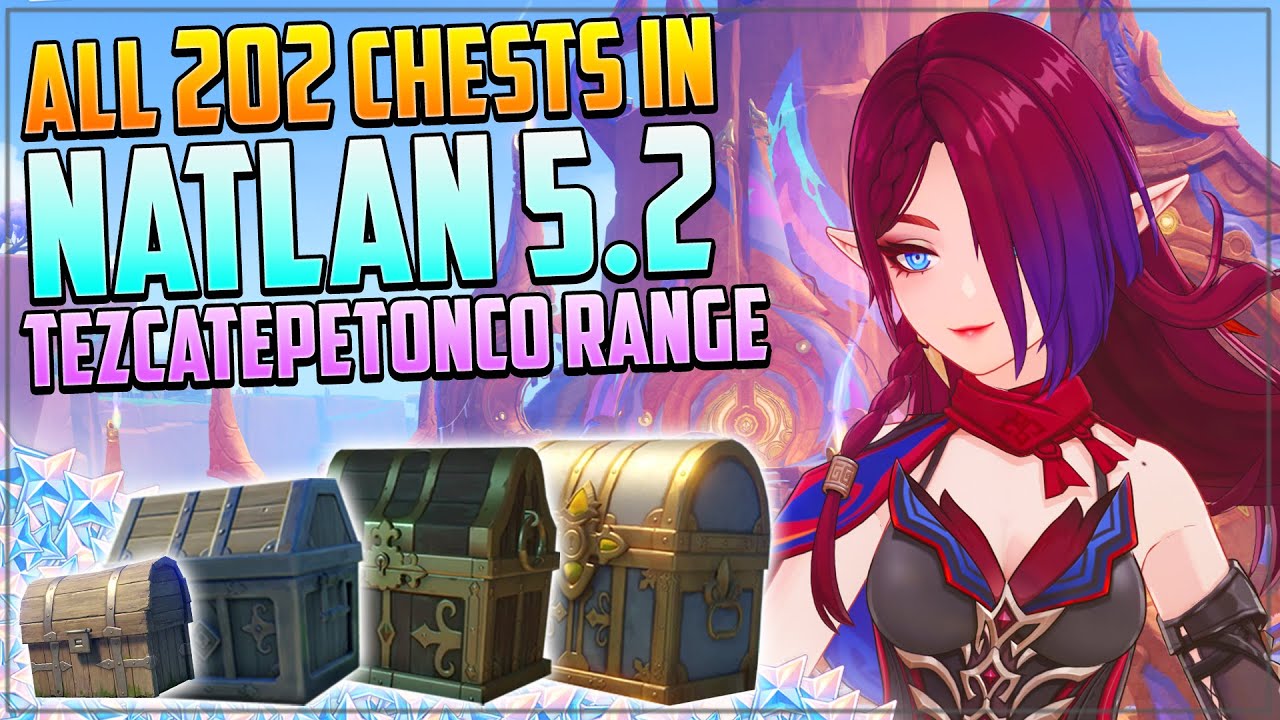 Guide to ALL 202 Chests in Natlan | Tezcatepetonco Range | Genshin ...