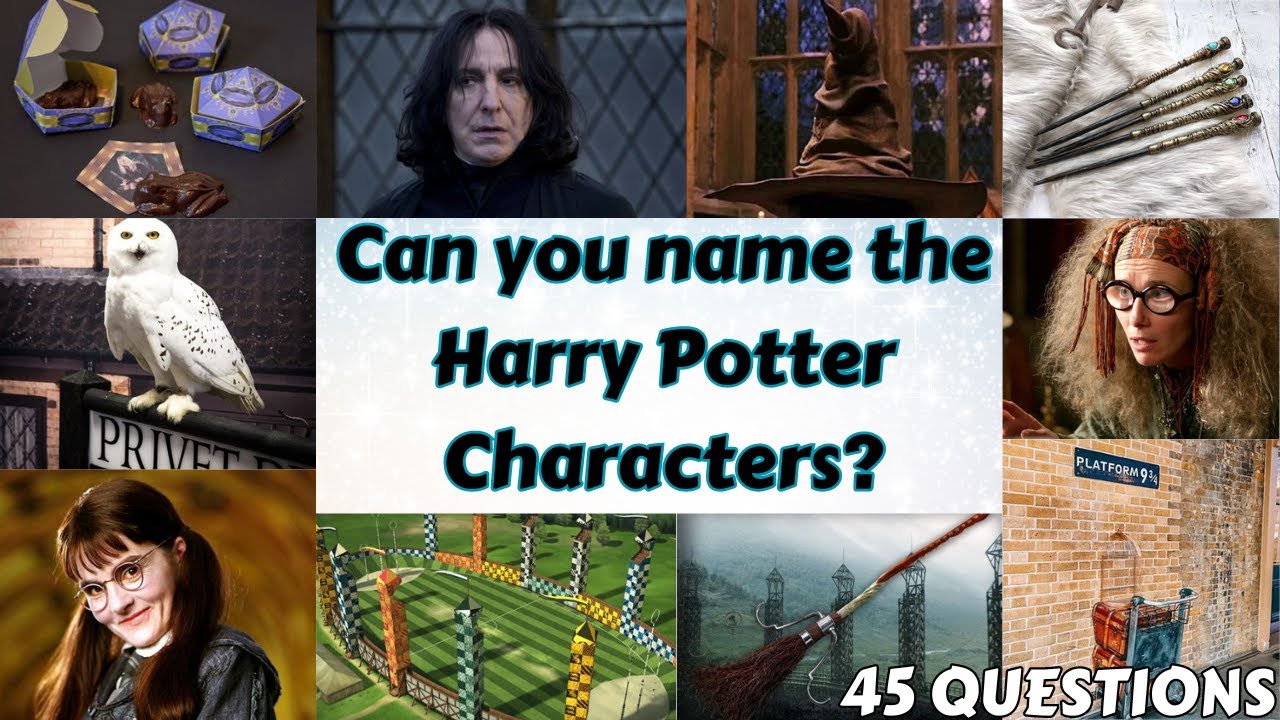 Quiz Time: Can you name the Harry Potter Characters? - YouTube