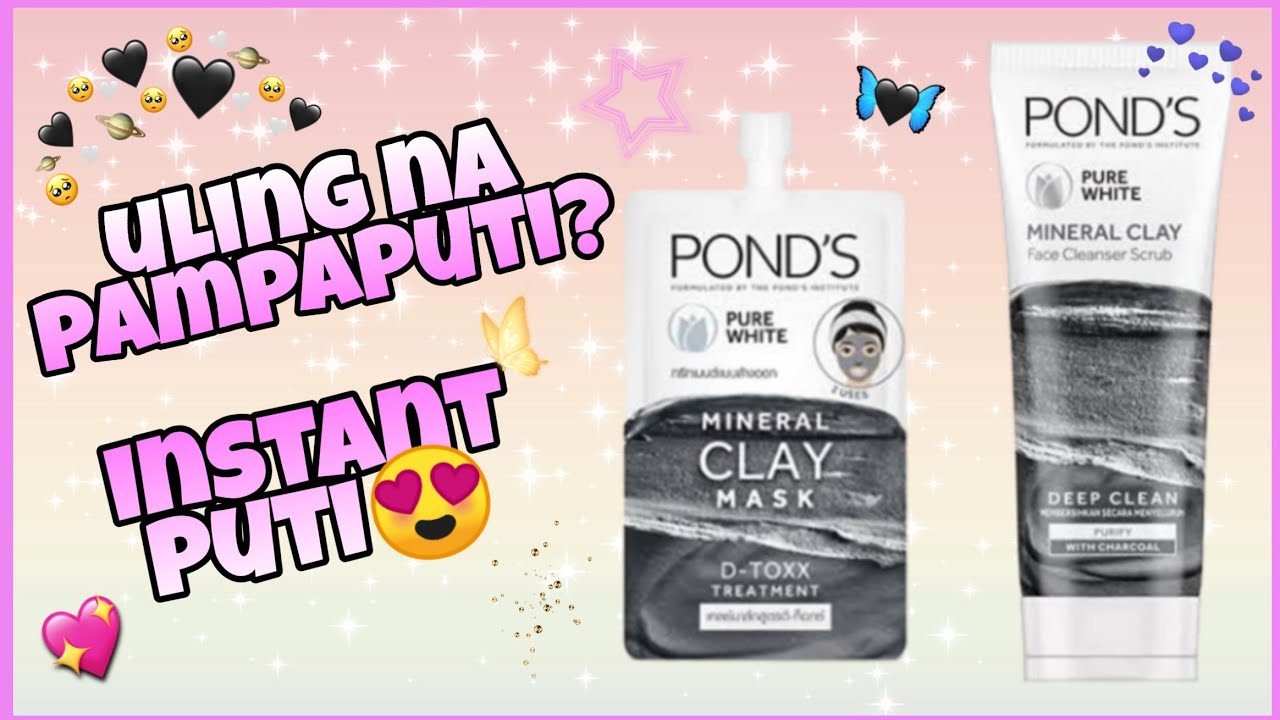 PONDS MINERAL CLAY MASK REVIEW | TANGGAL PIMPLES SIS - YouTube