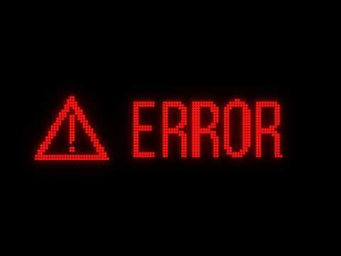 Error system - No Copyright, Copyright Free Videos, 4k, 5-seconds loop, background