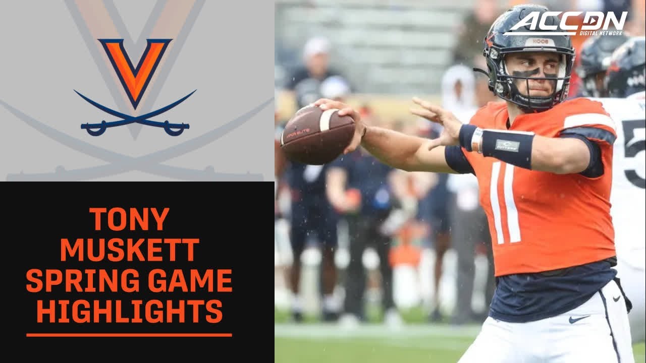 Virginia QB Tony Muskett 2023 Spring Game Highlights - YouTube