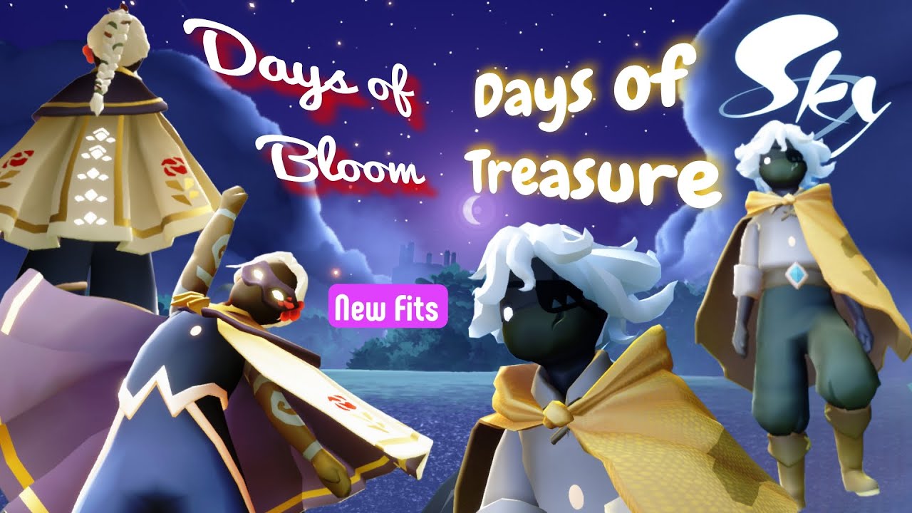 Days of Treasure & Bloom - New Outfits • Sky CotL Beta - YouTube