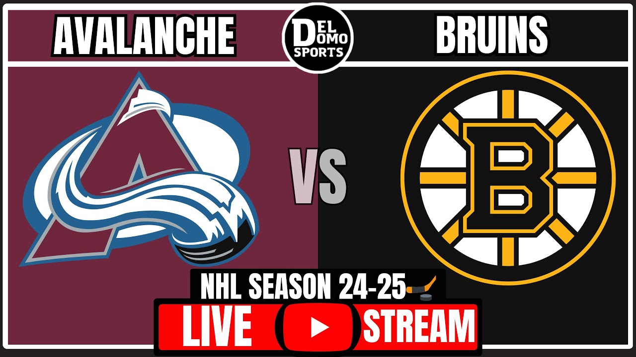 Colorado Avalanche vs Boston Bruins 🏒 NHL Full Game ScoreBoard Play-by ...