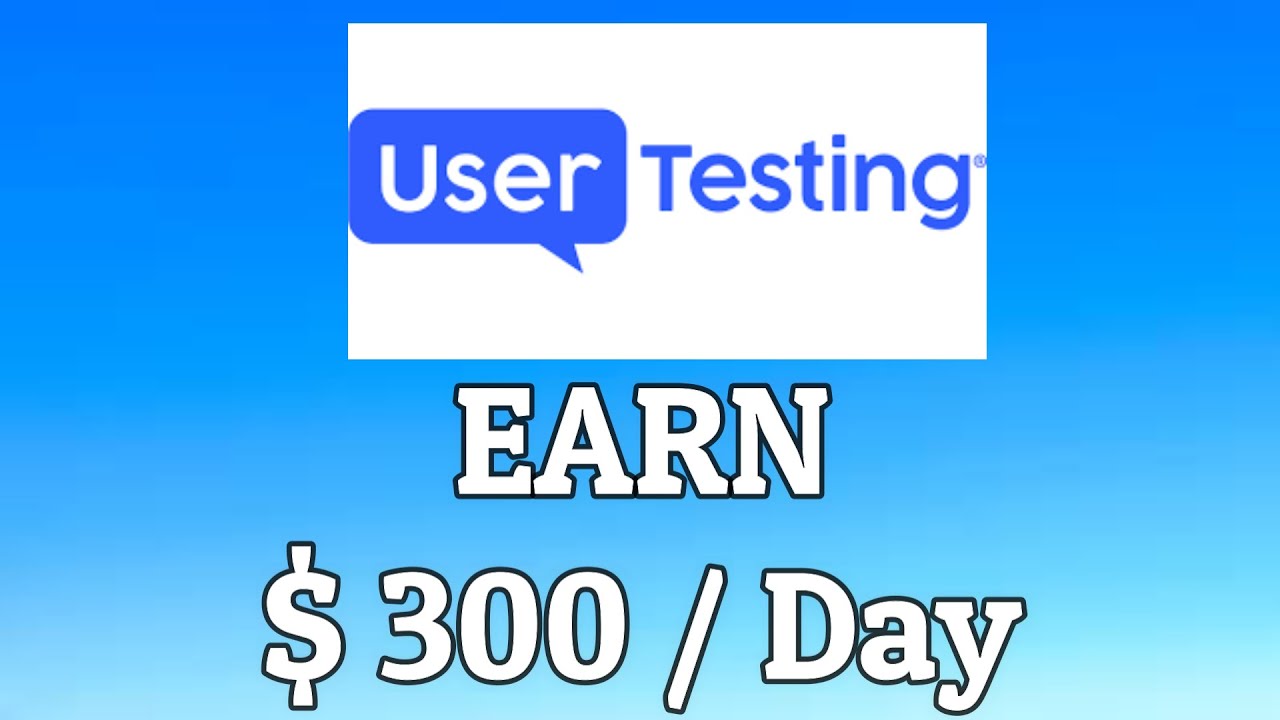 How to Make Money With Usertesting - Usertesting Review (Step by Step ...