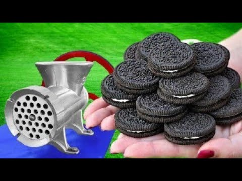 EXPERIMENT COOKIE OREO vs MEAT GRINDER