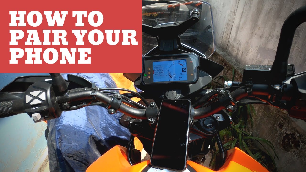 KTM 390 Adventure | How to pair your phone with the bike - YouTube