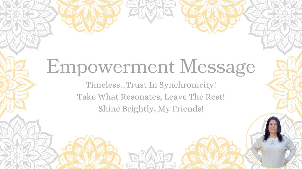 Empowerment Message - YOU Create The Life YOU Love Living - YouTube