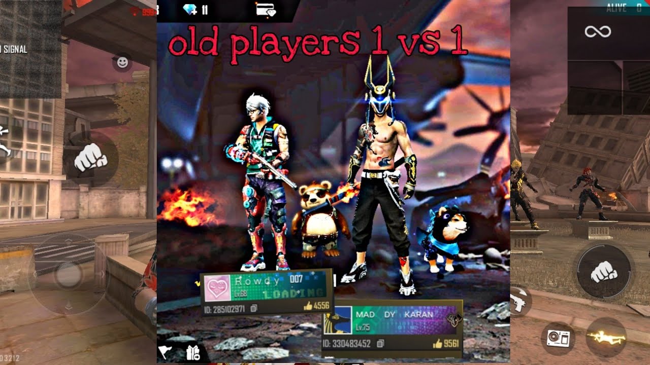 free fire 8th Elite pass vs 10th Elite player face to face - YouTube
