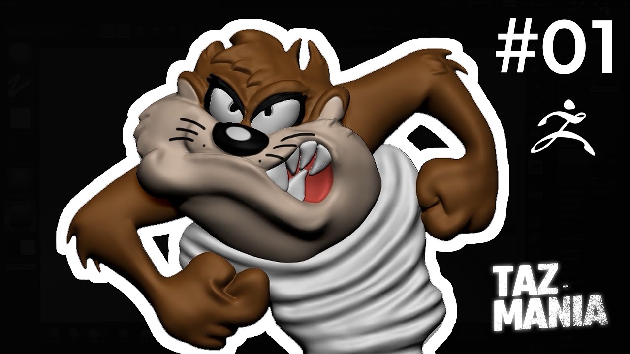 Taz Mania 3D - Modelagem Zbrush - YouTube