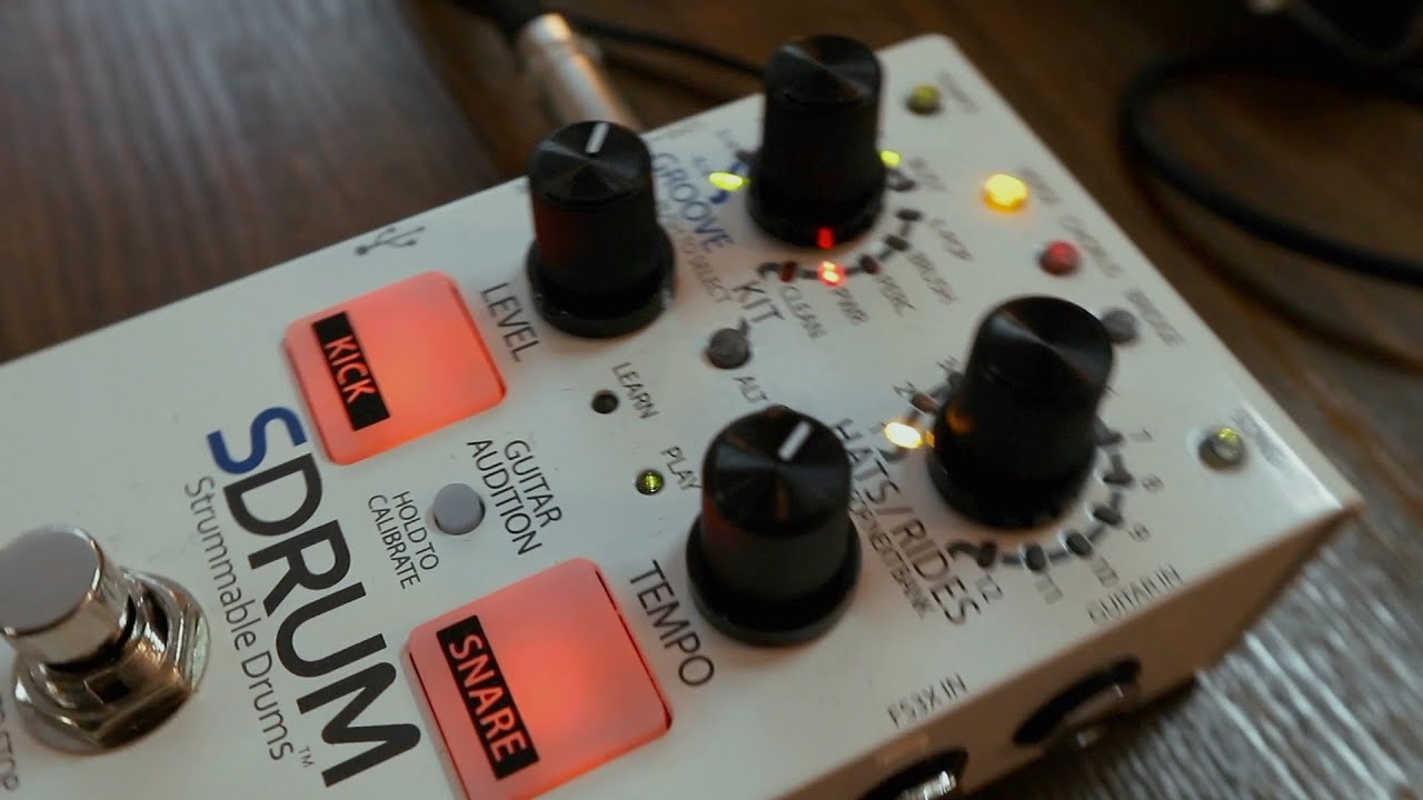 Играем с DigiTech SDRUM (Виртуальный барабанщик) - YouTube