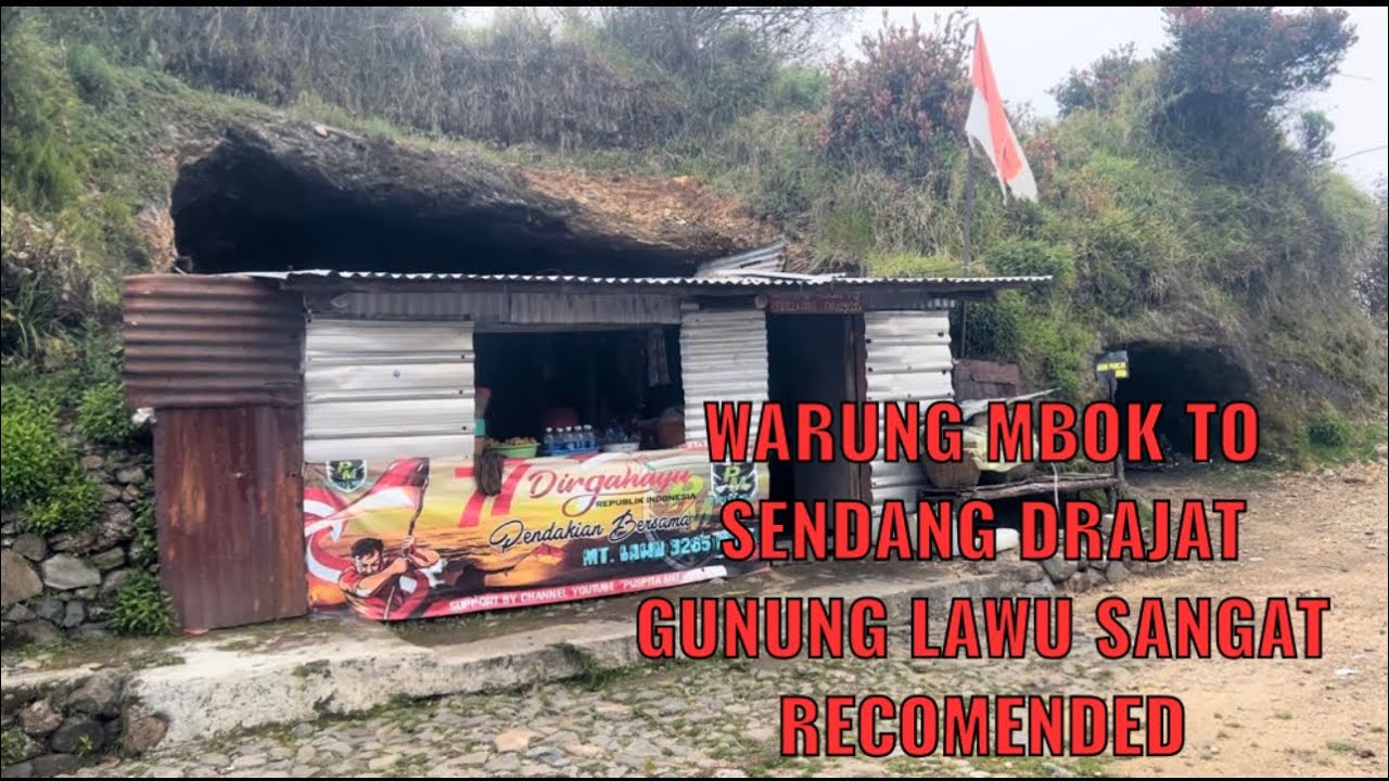 WARUNG MBOK TO GUNUNG LAWU SENDANG DRAJAT - YouTube
