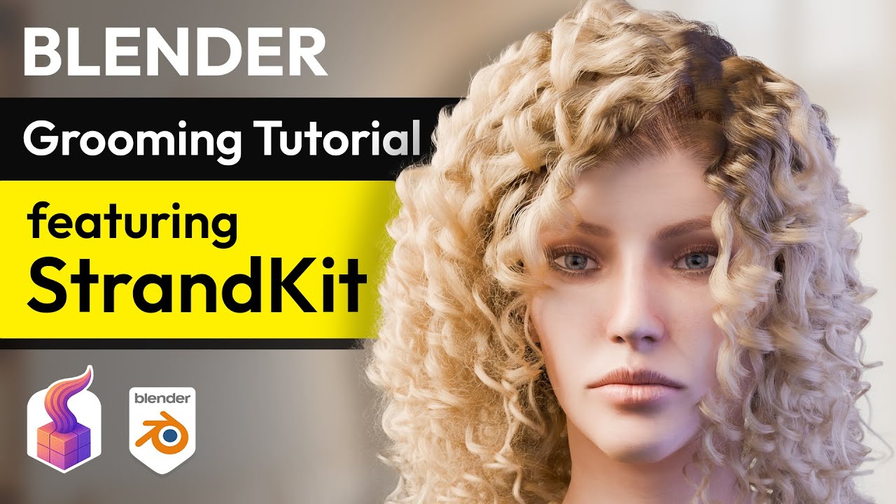 Blender | Grooming Tutorial ft. StrandKit - YouTube