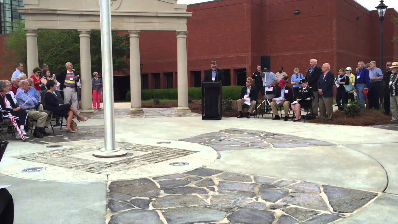 Gordon State College Military Memorial Dedication - YouTube