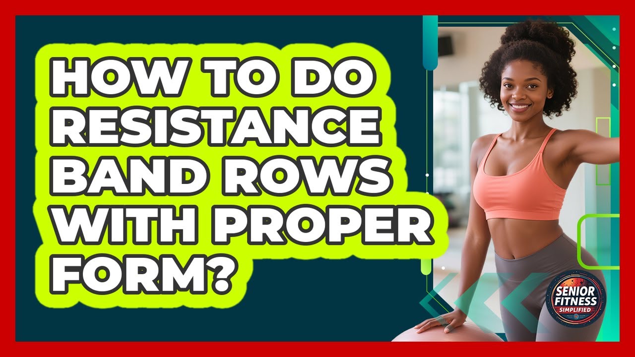 How To Do Resistance Band Rows With Proper Form? - YouTube