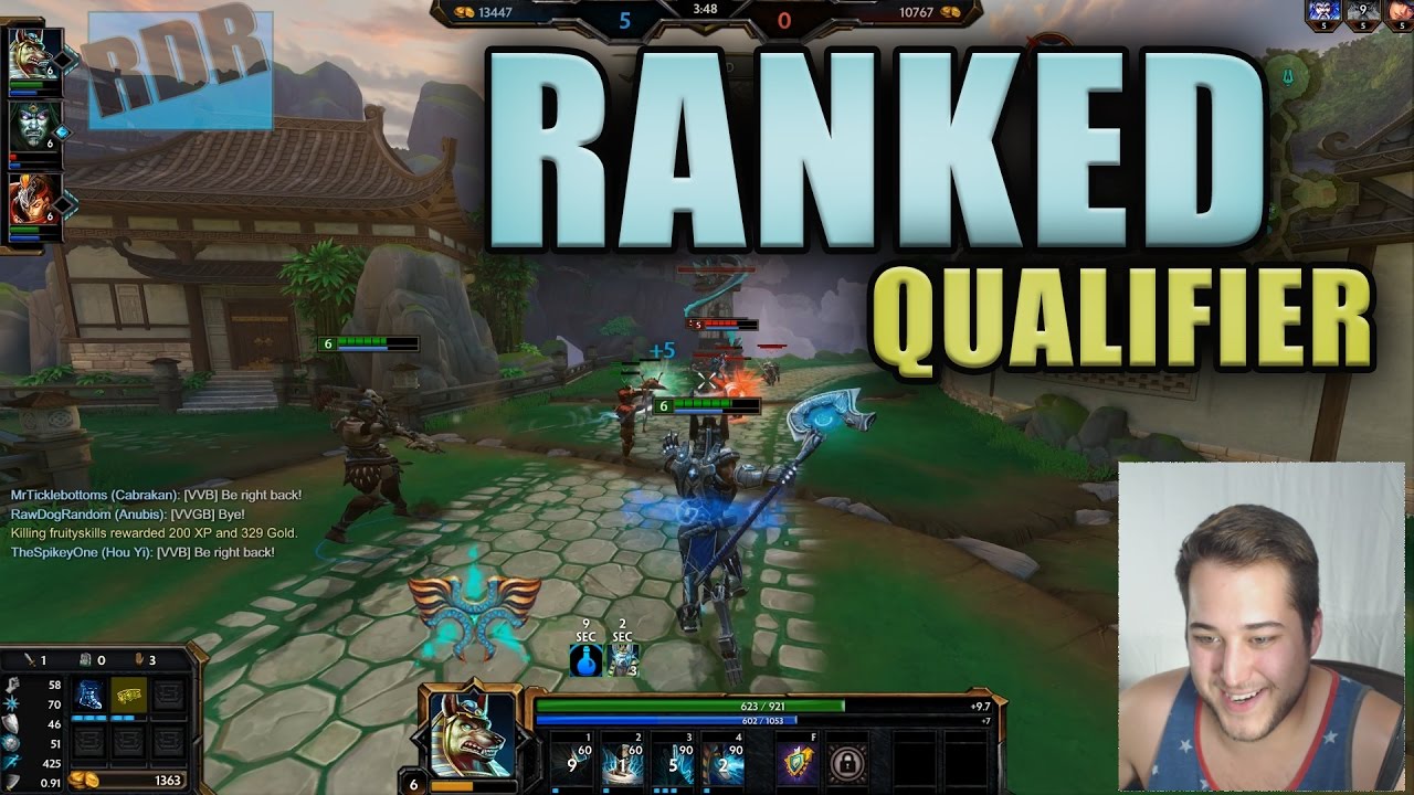 CLIMBING THE RANKS - Smite Ranked Gameplay - Anubis Joust - YouTube