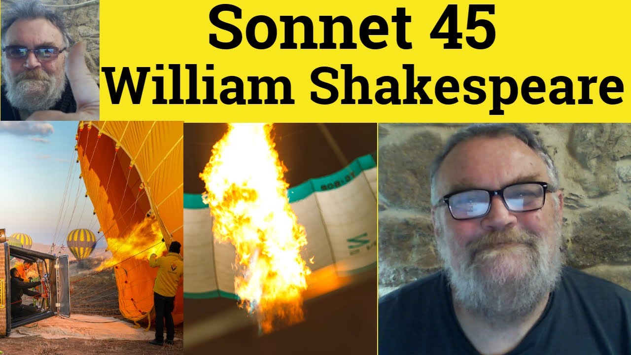 🔵 The Other Two Slight Air - Sonnet 45 by William Shakespeare Summary ...