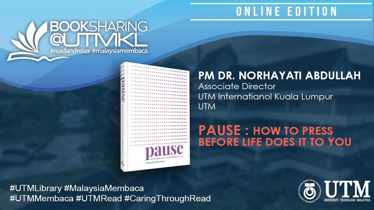 BOOK SHARING@UTMKL (ONLINE) 2/2020 - YouTube